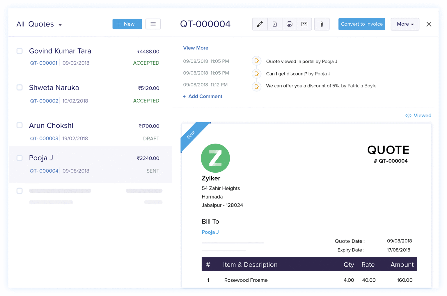 ZOHO ERP – ZEO SOFTWARE