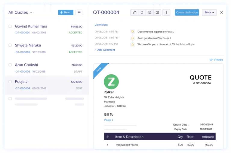 ZOHO ERP – ZEO SOFTWARE