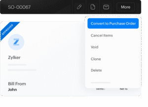ZOHO ERP – ZEO SOFTWARE