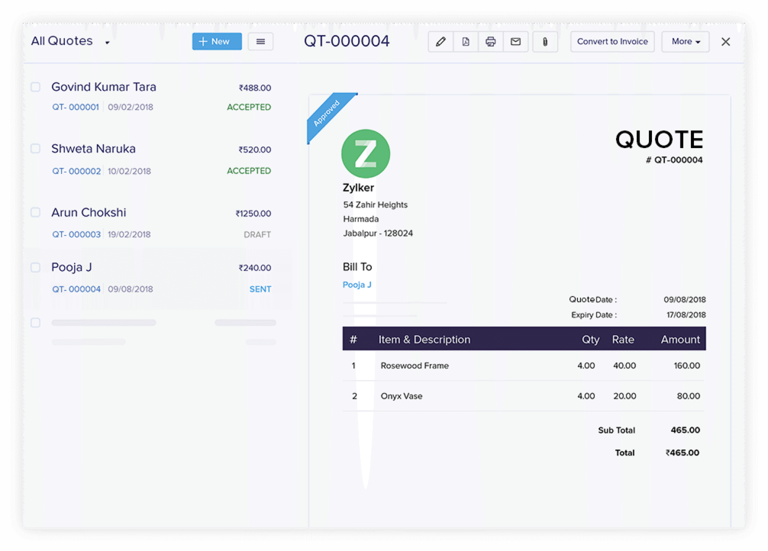 ZOHO ERP – ZEO SOFTWARE